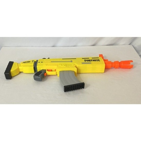 Nerf | Toys | Nerf Fortnite Arl Elite Dart Blaster 28 Gold Scar Gun ...